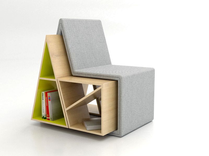 10 Bookshelf Chair Design Ideas for Bookworms (In Pictures)