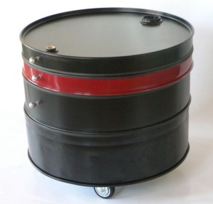 Old metal barrels get second life in form of recycled furniture - Homecrux