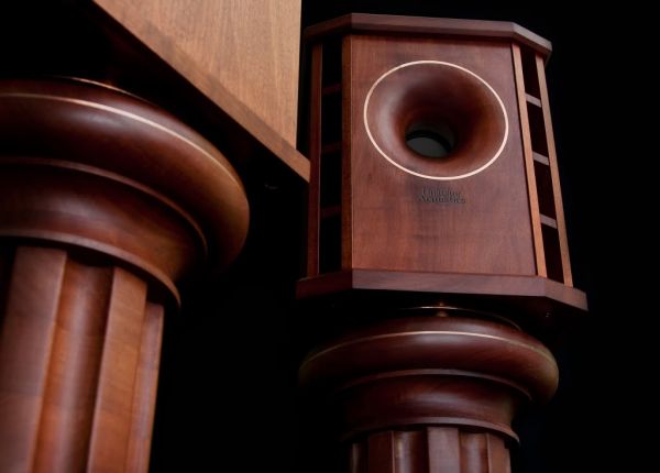 Unique Acoustics’ Antique loudspeaker made from solid Makore wood ...