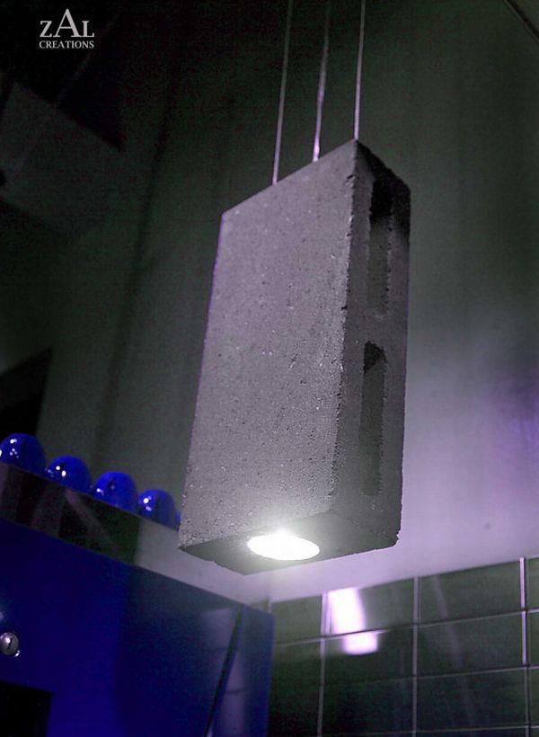 Concrete Block Pendant Light - Fixture to Brighten your Home