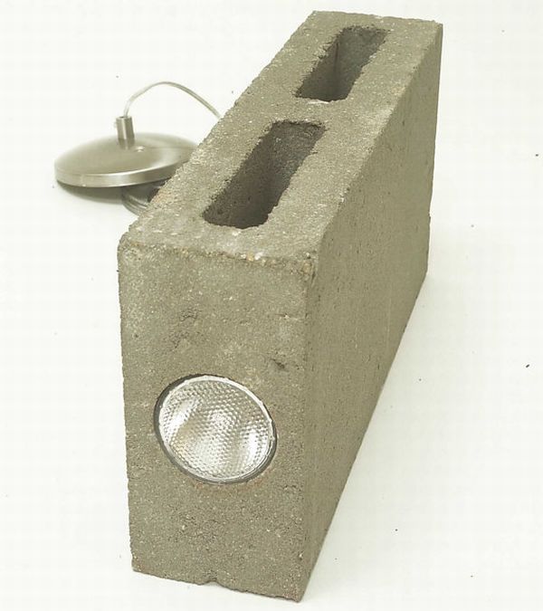 Concrete Block Pendant Light - Fixture to Brighten your Home