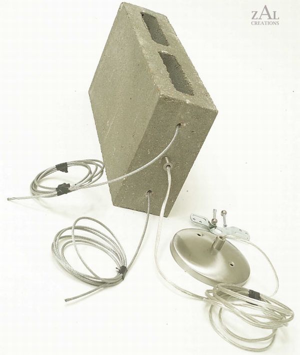 Concrete Block Pendant Light - Fixture to Brighten your Home