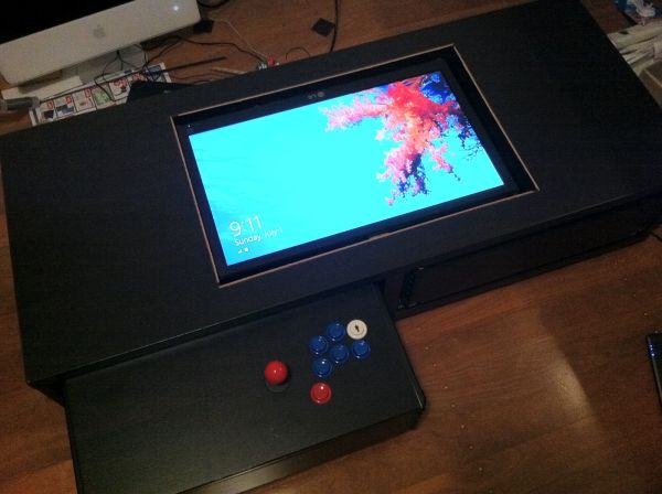 DIY coffee table arcade machine for avid gamers - Homecrux