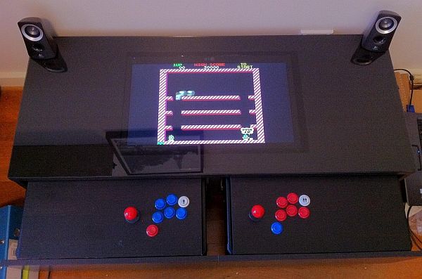 DIY coffee table arcade machine for avid gamers - Homecrux