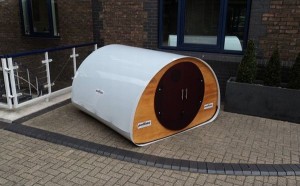 Flat-Pack Outdoor Double Pod by Podtime