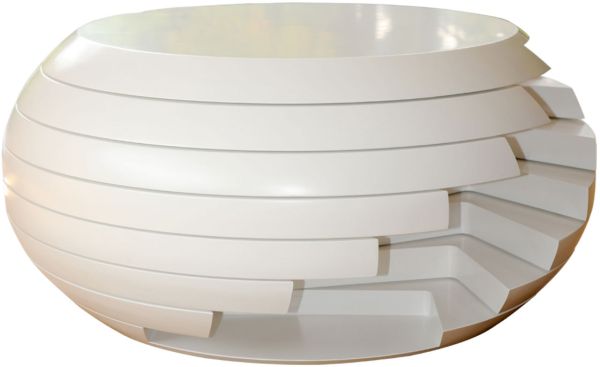 Disc Coffee Table by Gabriella Asztalos customizes to everyone’s need ...