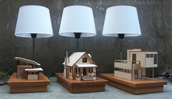 Handmade House-Lamp by Lauren Daley glows up the entire house - Homecrux