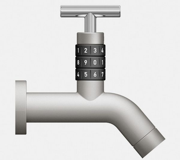 Locko outdoor faucet features numerical lock to curb water wastage