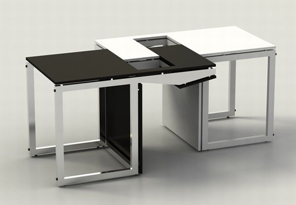 Sensei by Claudio Sibille: Transforming chairs that become a coffee ...