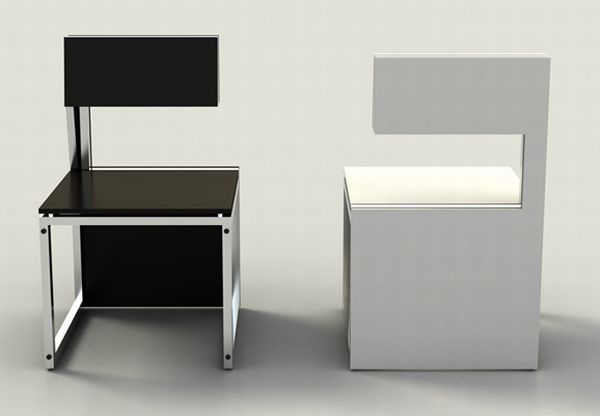 Sensei by Claudio Sibille: Transforming chairs that become a coffee ...