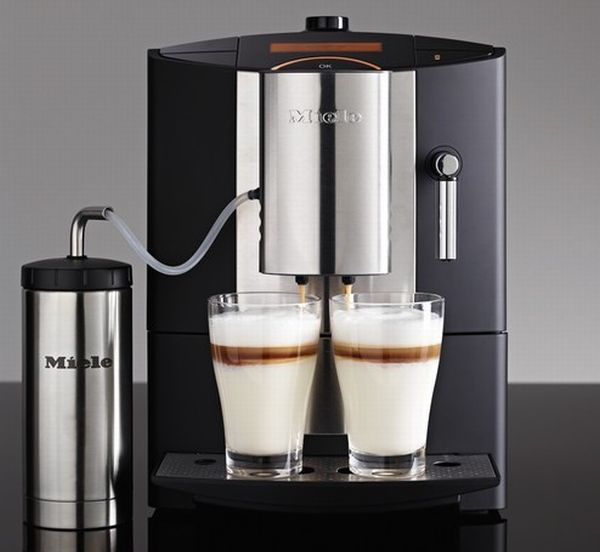 Miele CM5200 Coffee Machine brews two cups of coffee simultaneously ...