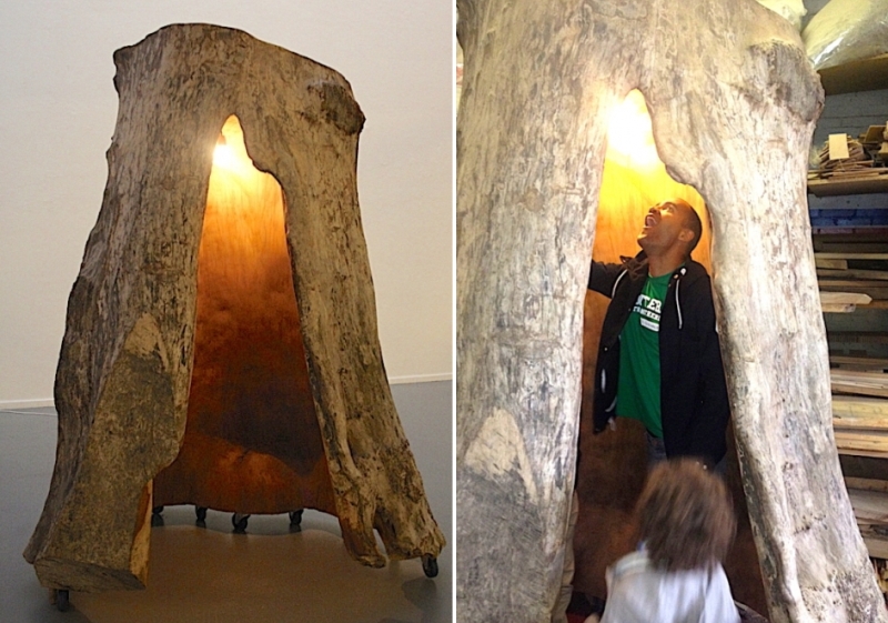 Innerspace Sycamore Tree Pod with Lights by Melle Koot