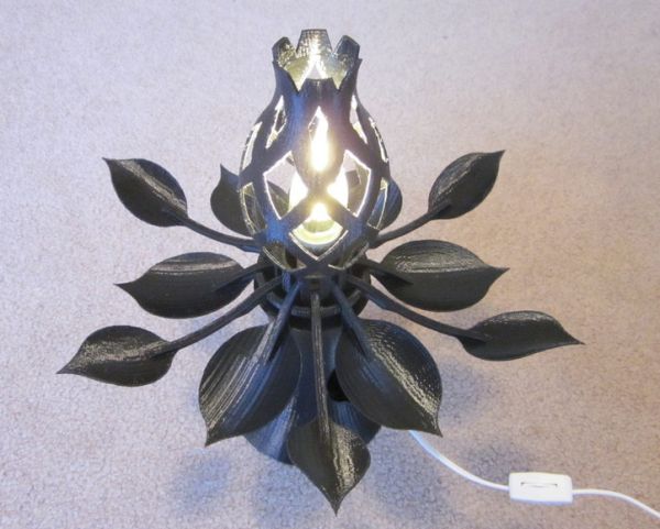 3D Printed Blooming Lamp Adds Elegance to Your Home Décor