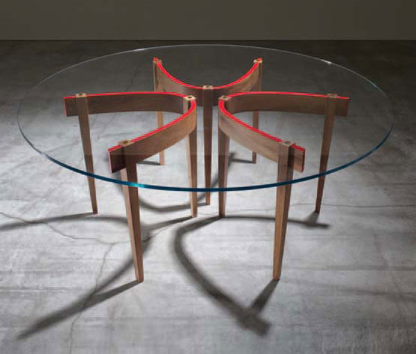 The symmetrical Round Table project inspired by King Arthur's legend ...