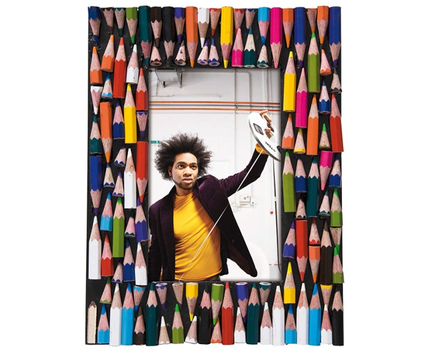 Recycled Pencil and Keyboard Photo Frames by Kare