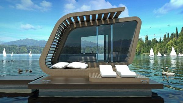 IRIDE 01 floating suite poses as the comfortable getaway to water side ...