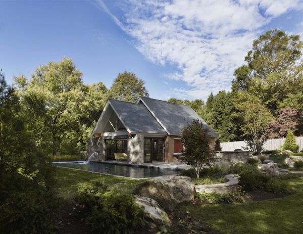 The 'seamless' Pool House by Randall Mars Architects - Home Crux