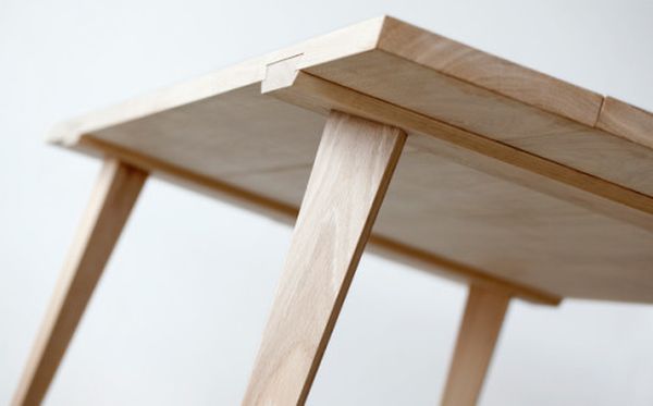 Timber Table - An ultimate modular table arranged by wooden planks ...