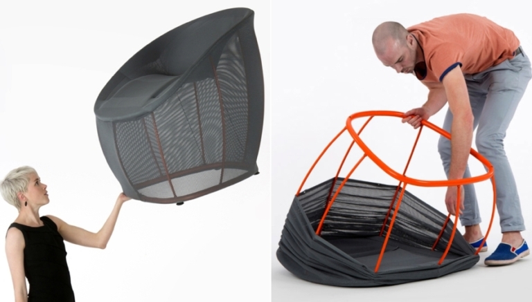 Lightweight and Eco-Friendly Membrane Lounge Chair