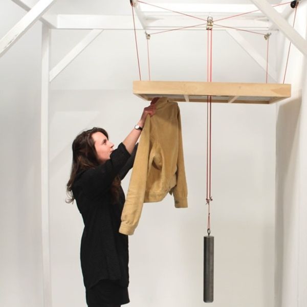 Hang Table: a suspended desk that doubles as a hanger