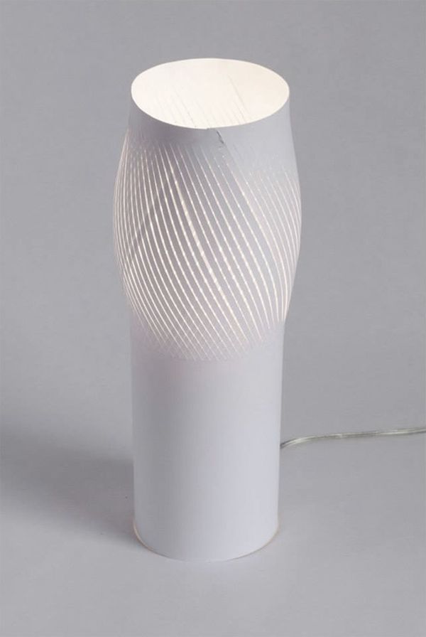 Helice lamp - An artistic lamp made from experimental materials - Home Crux