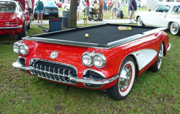Six Car-Inspired Pool Tables for Auto Aficionados (In Pictures)
