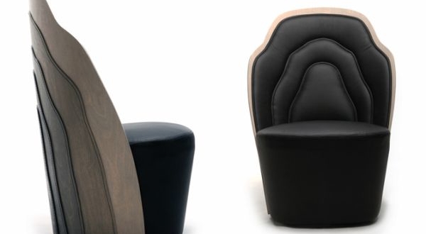 Wood Layer Armchair Employs Traditional Wood Tailoring Technique