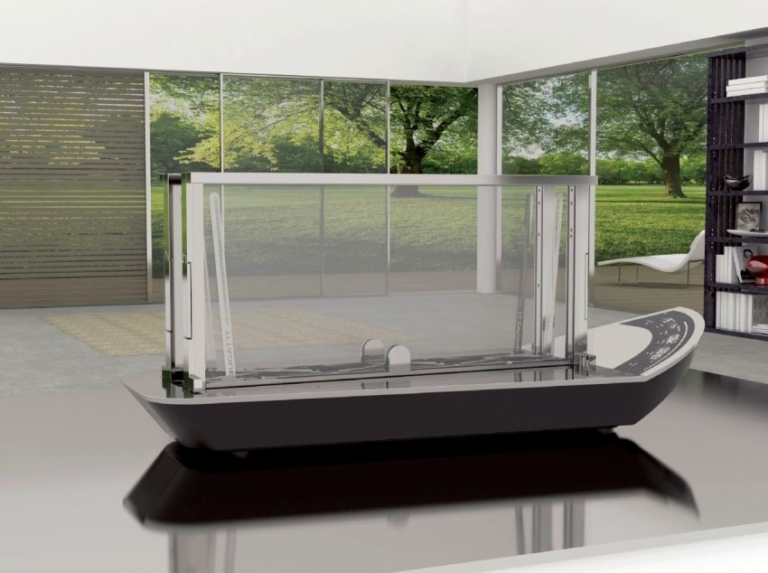 Noun Smart Glass Toaster can Cook Steak for You