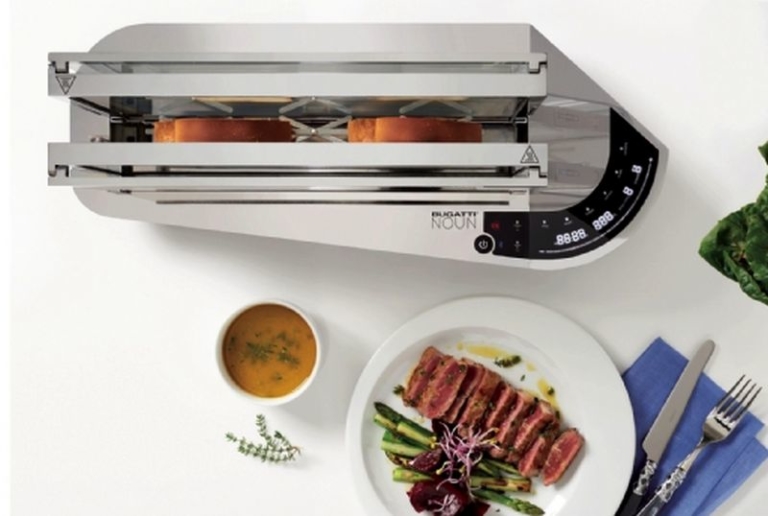 Noun Smart Glass Toaster can Cook Steak for You