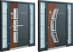 Set your style statement with smartphone-controlled Inotherm front doors
