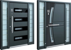 Set your style statement with smartphone-controlled Inotherm front doors