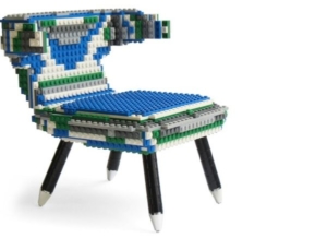 This Lego Chair Reminds You of the 50’s Inspiration Armchair