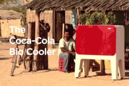 Coca-Cola Bio Cooler refrigerates in hot regions without electricity ...
