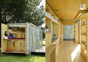 Port-a-Bach is transportable holiday home built from recycled shipping ...