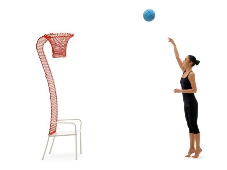 Lazy Basketball Chair Brings Basketball Fun to Your Bedroom