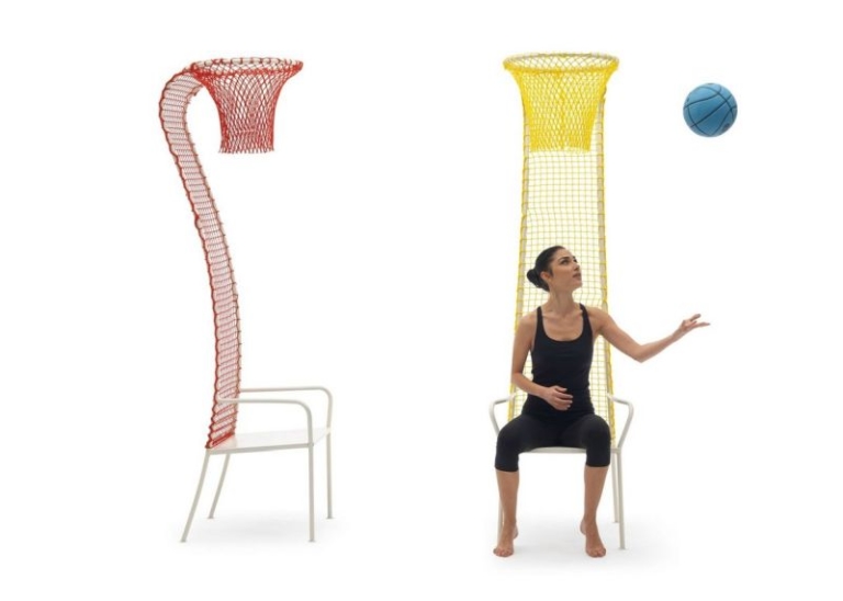 Lazy Basketball Chair Brings Basketball Fun to Your Bedroom