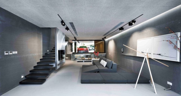 This Hong Kong home showcases Ferrari as centerpiece of living room ...