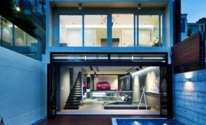 Sleeping right next to your supercar: Inspiring homes with living room ...