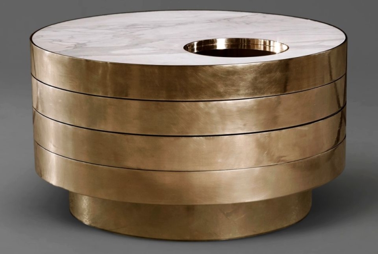 Solaris Table inspired by orbital movements of solar planets - Homecrux