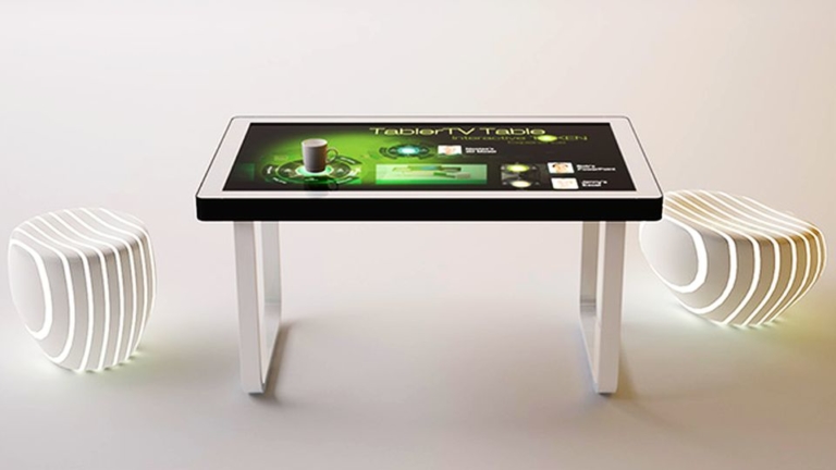 TablerTV’s touch screen coffee table lets you interact with multiple ...
