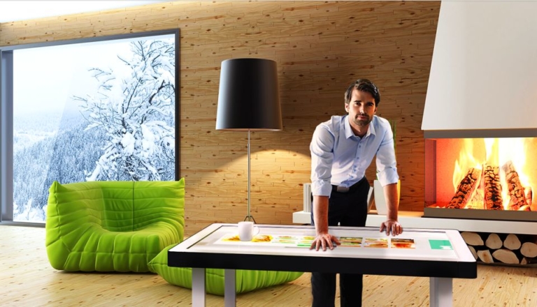 TablerTV’s touch screen coffee table lets you interact with multiple ...