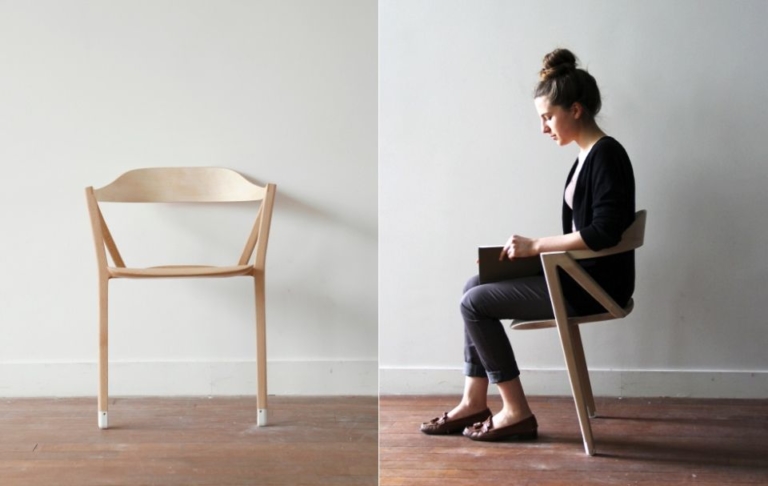 Two-legged Chair Encourages Physical Activity in Your Lifestyle