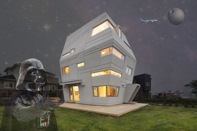 Star Wars House inspired by spaceship features a playful room for Jedi ...
