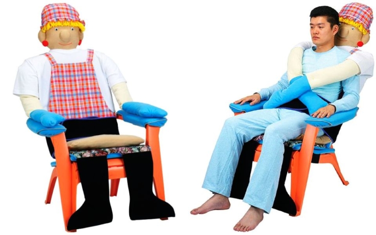 Japanese Hugging Chair Cuddles You, Whenever You Feel Lonesome