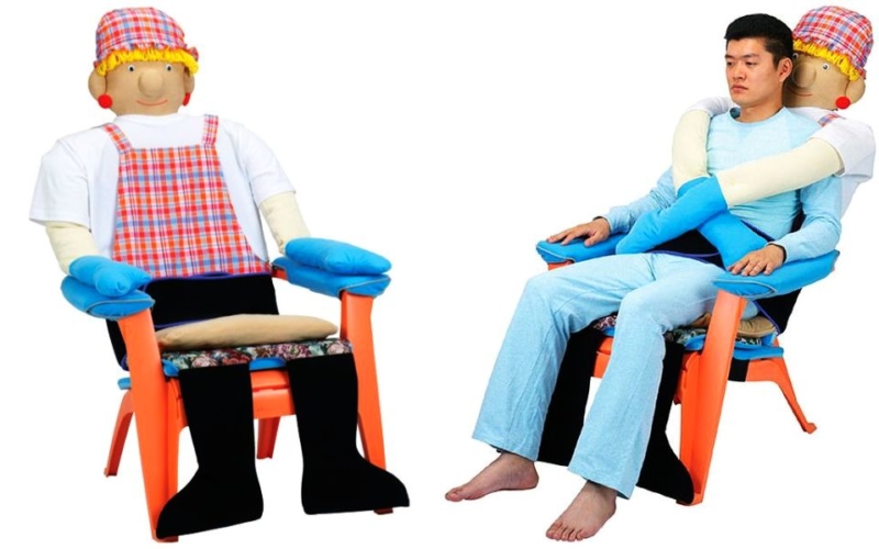 Japanese Hugging Chair Cuddles You, Whenever You Feel Lonesome