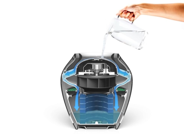 BORK air cleaner-humidifier A802 Rain responds instantly to slightest ...