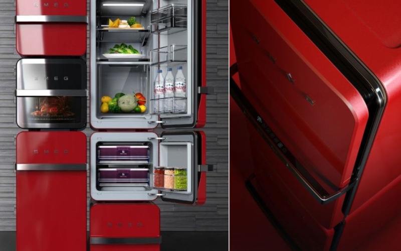 Brick modular refrigerator adjusts with your changing needs - HomeCrux