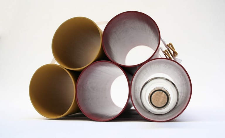 Cluster wine cellar is modular vault made from colorful PVC pipes ...