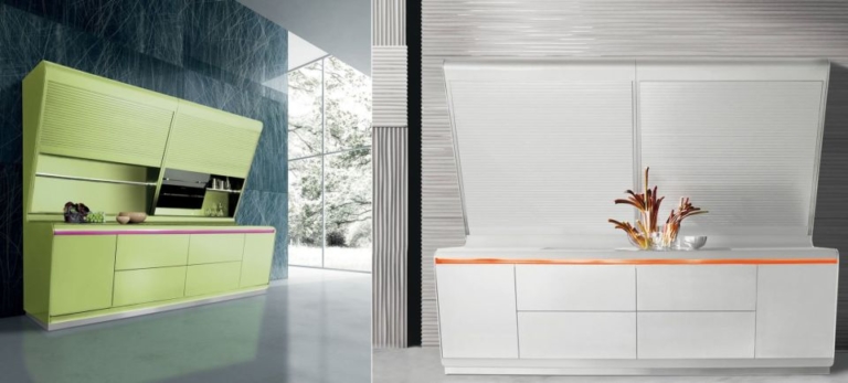 Karim Rashid’s Kook kitchen boasts sinuous silhouettes with jazzy LED ...