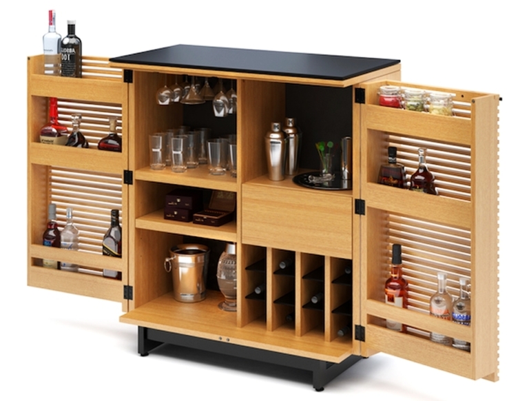 Corridor Compact Bar: Swanky cabinet to flaunt your wine collection in ...